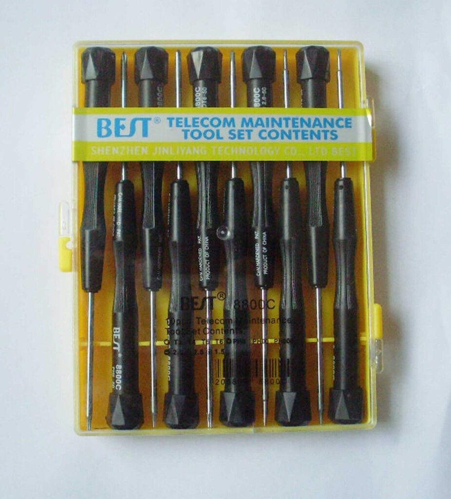 BEST 10PCS Telecom Maintenance Open Tool Screwdriver Set Contents 8800E ...